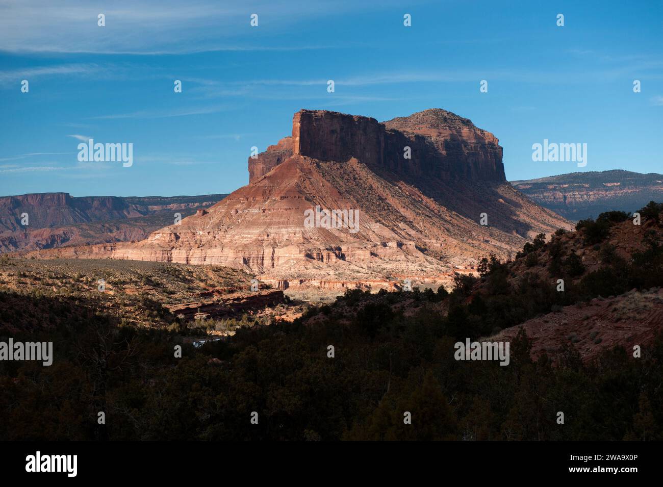 Die Palisade, in Gateway, Colorado. Auf diesem Foto sind sechs ...