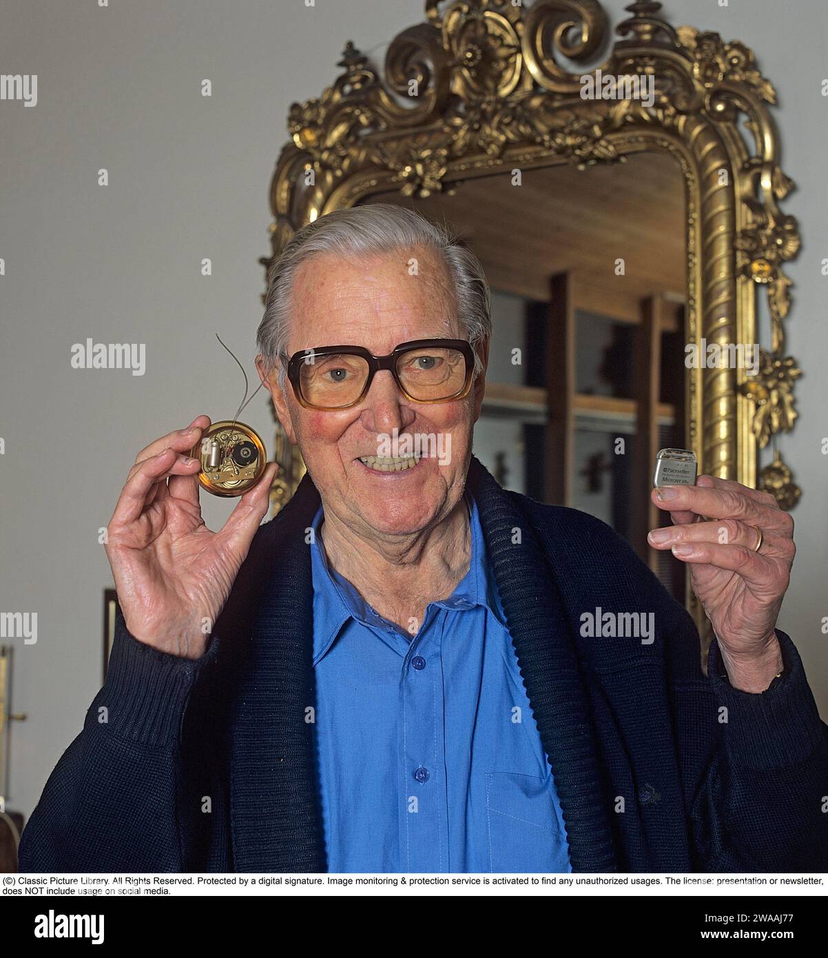 Arne Larsson, 1915-2001 bekannt als weltweit erste Person, die einen ...