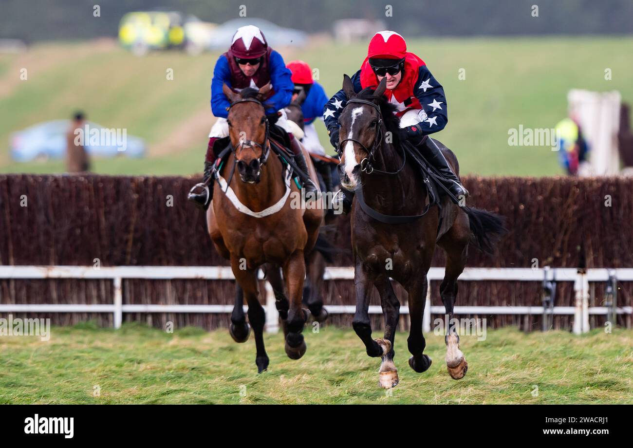 Grace A Vous Enki und Jockey James King gewinnen Silvester 2023 auf der ...