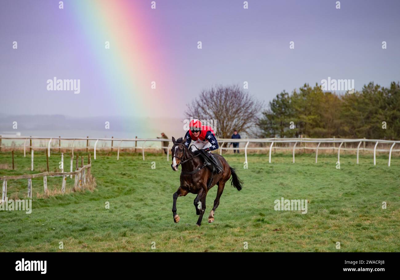 Grace A Vous Enki und Jockey James King gewinnen Silvester 2023 auf der ...