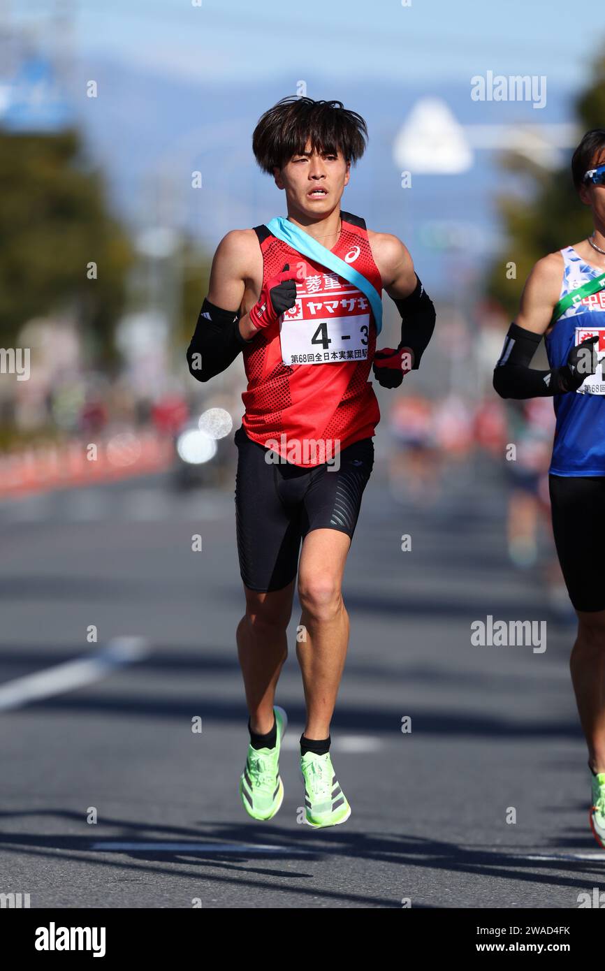 Präfektur Gunma, Gunma, Japan. Januar 2024. Hiroto Hayashida (MHPS), 1 ...