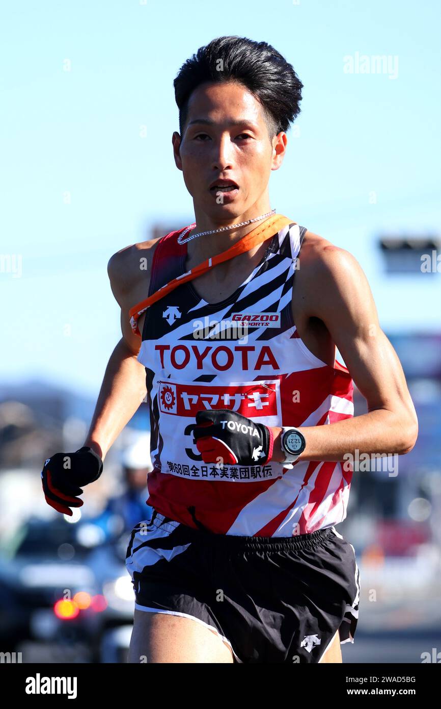 Präfektur Gunma, Gunma, Japan. Januar 2024. Yusuke Nishiyama (), 1. JANUAR 2024 - Ekiden ...
