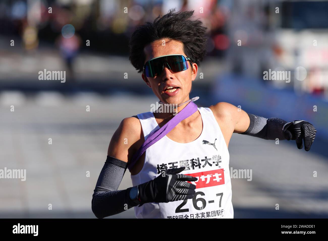 Präfektur Gunma, Gunma, Japan. Januar 2024. Kyosuke Kogure (G), 1 ...