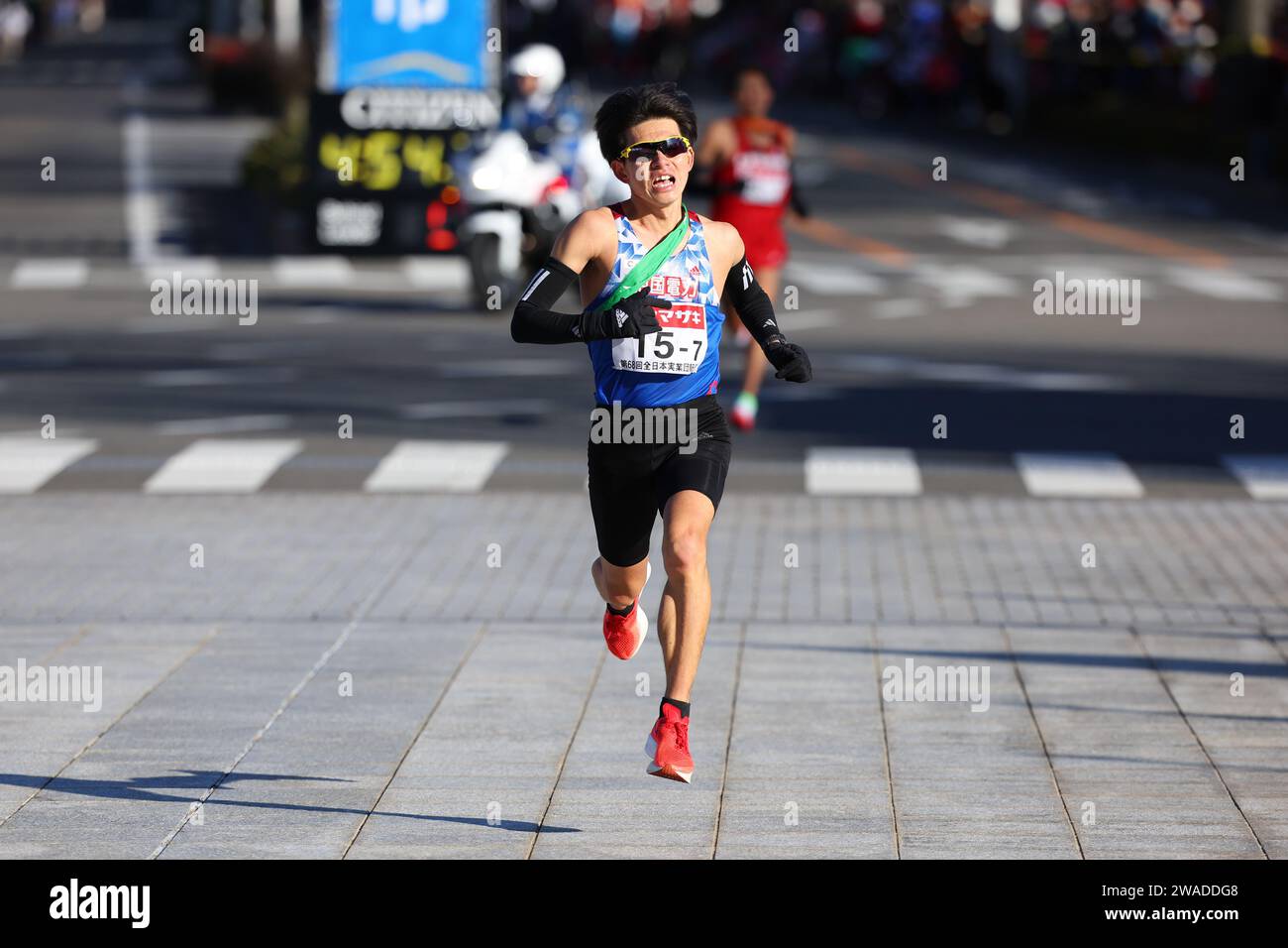 Präfektur Gunma, Gunma, Japan. Januar 2024. Takuya Fujikawa (), 1. JANUAR 2024 - Ekiden: Neujahr ...