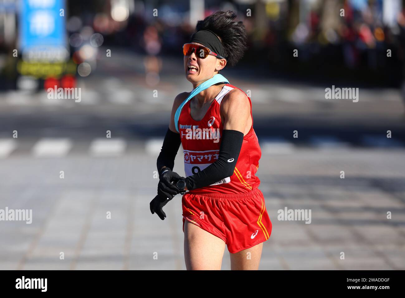 Präfektur Gunma, Gunma, Japan. Januar 2024. Kensuke Yamaguchi (), 1. JANUAR 2024 - Ekiden ...