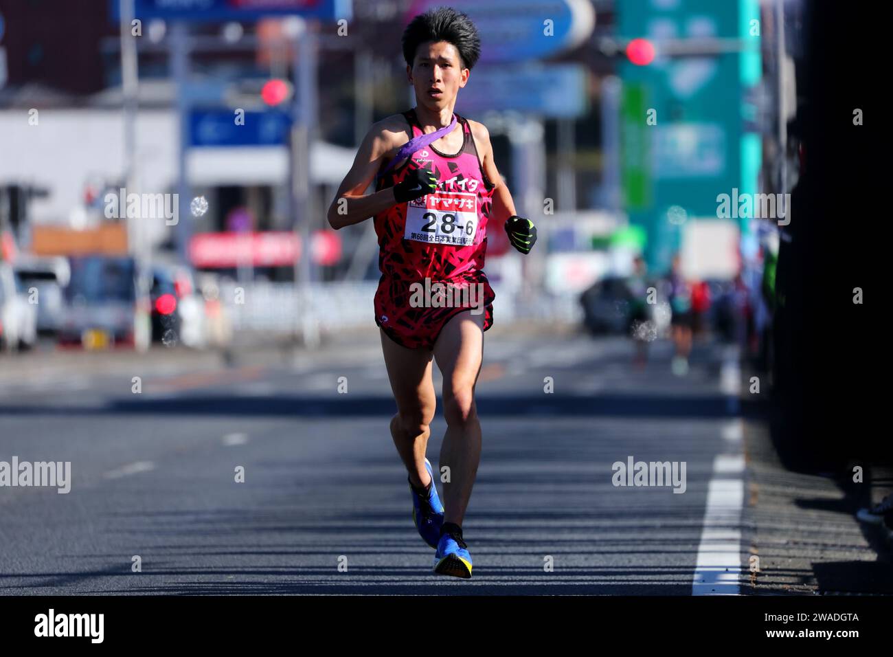 Präfektur Gunma, Gunma, Japan. Januar 2024. Hayate Kudo (), 1. JANUAR ...