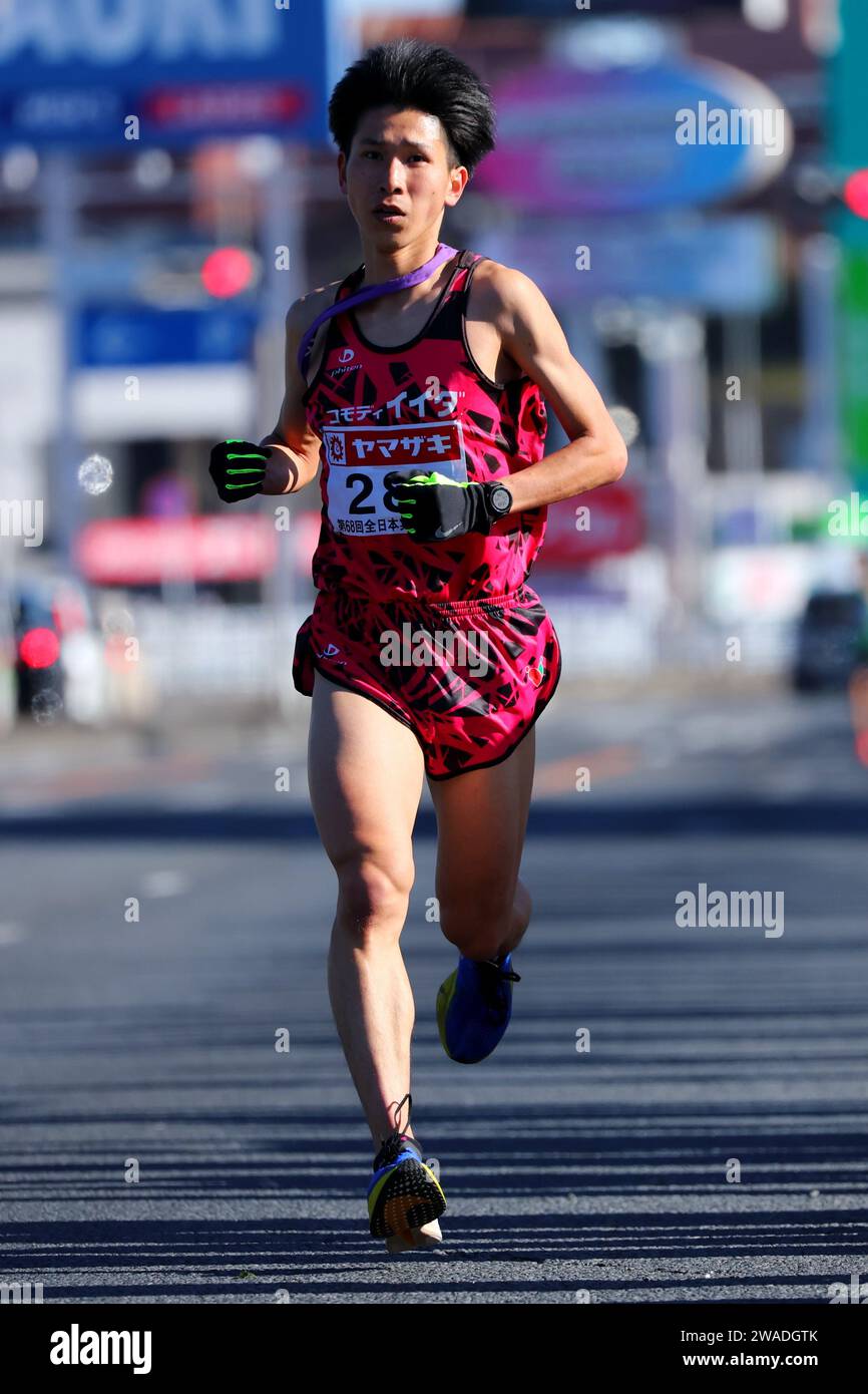 Präfektur Gunma, Gunma, Japan. Januar 2024. Hayate Kudo (), 1. JANUAR ...