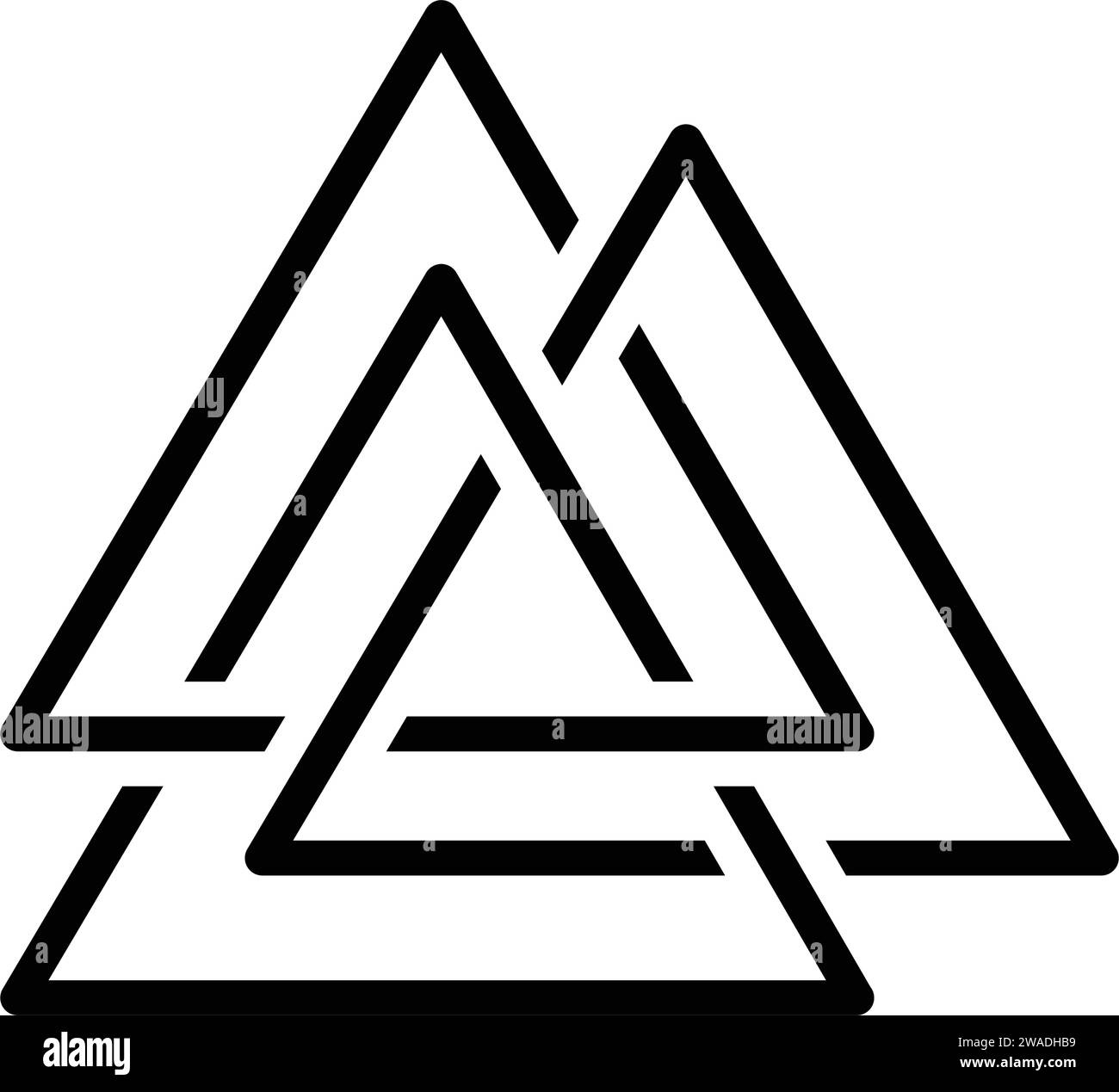 Valknut symbol -Fotos und -Bildmaterial in hoher Auflösung – Alamy