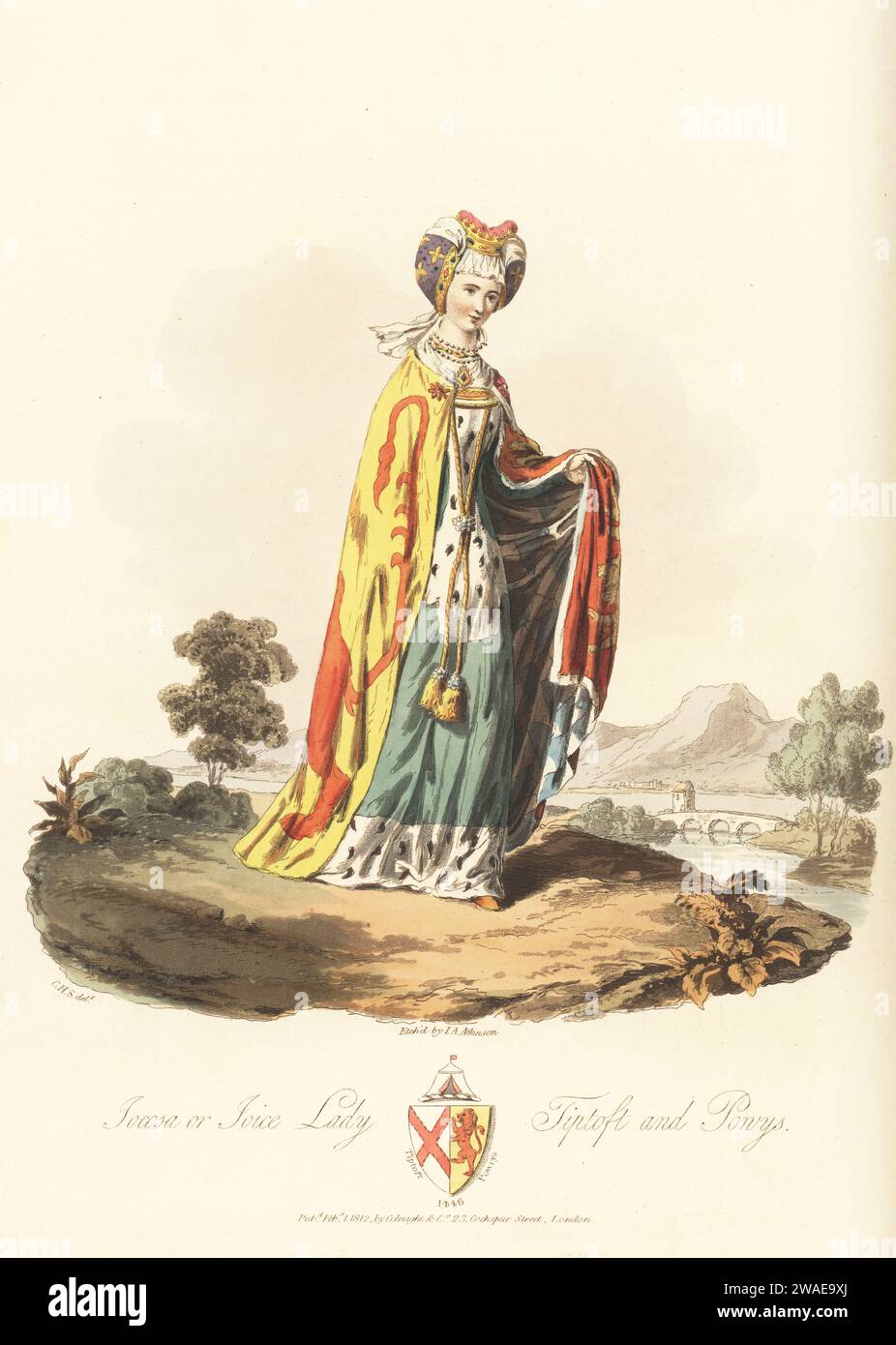 Joyce, Jocosa oder Joice, Lady Tiptoft und Powys, ca. 1403-1446. In ...