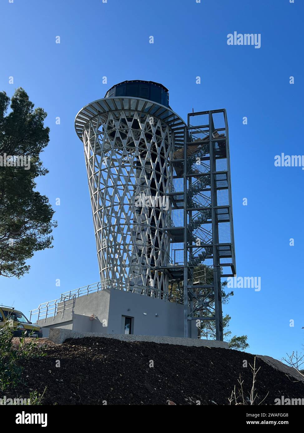 Split, Kroatien. Januar 2024. Bauarbeiten am Bau eines neuen ...
