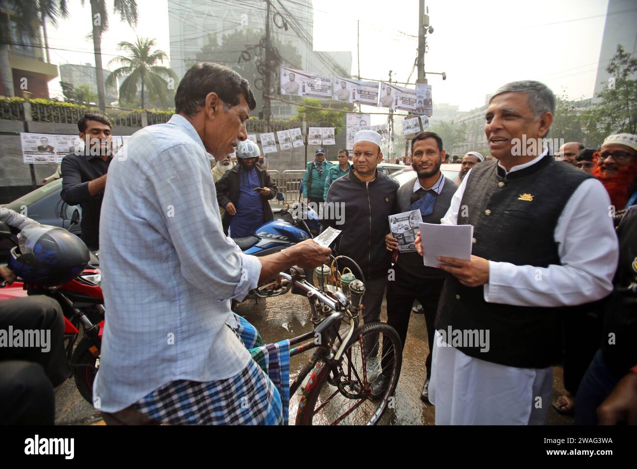Dhaka, Wari, Bangladesch. Januar 2024. Der gemeinsame Generalsekretär ...