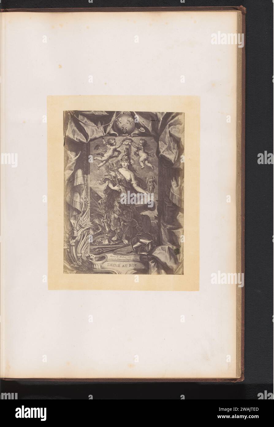 Fotoproduktion eines Kupferstichs eines Porträts von Maria de'Medici ...