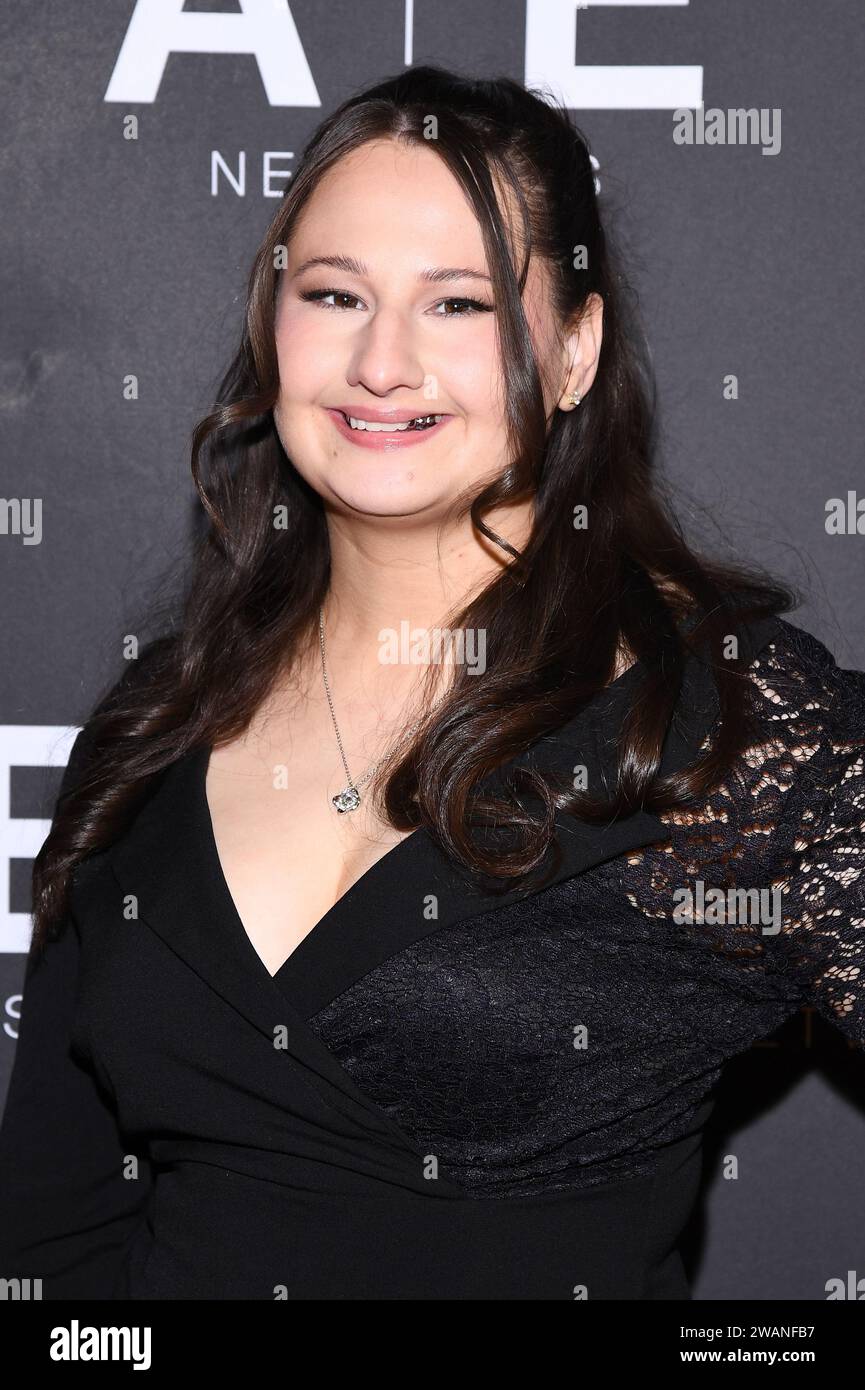 New York, USA. Januar 2024. Gypsy Rose Blanchard nimmt an der A E 'The ...