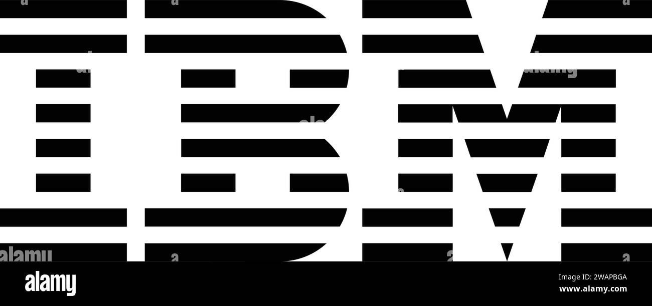 Ibm logo Stock-Vektorgrafiken kaufen - Alamy