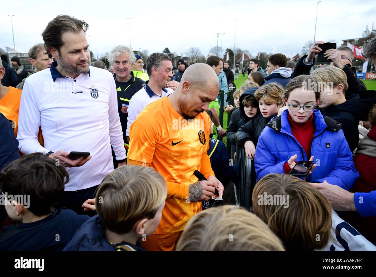 HAARLEM - ehemaliger internationaler Nigel de Jong nach dem ...
