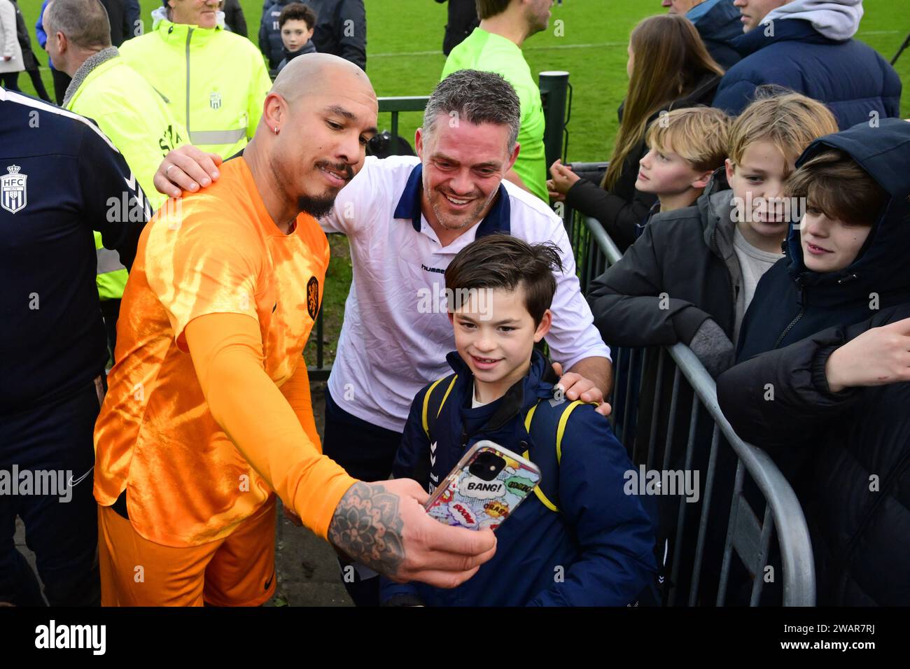HAARLEM - ehemaliger internationaler Nigel de Jong nach dem ...