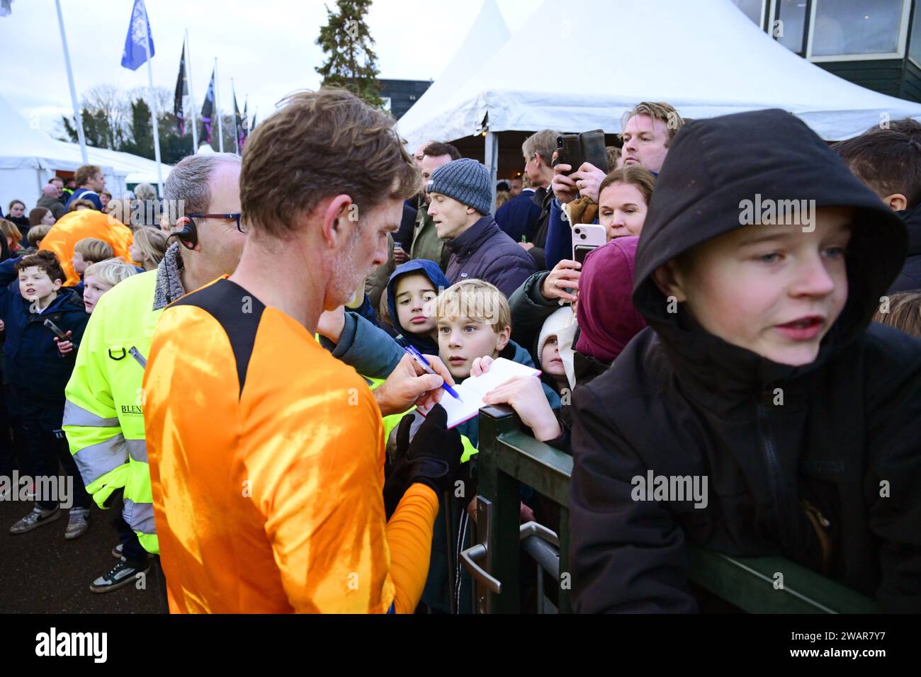 HAARLEM - ehemaliger Nationalspieler Ronald de Boer nach dem ...