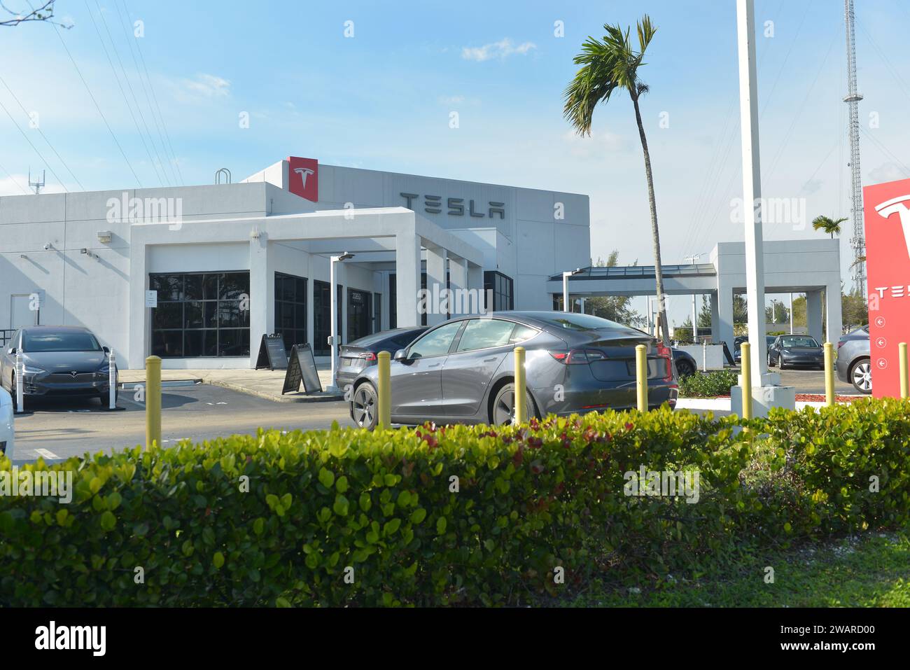 Miami, USA. Januar 2024. MIAMI, FLORIDA - JANUAR 05: Außenansicht eines ...