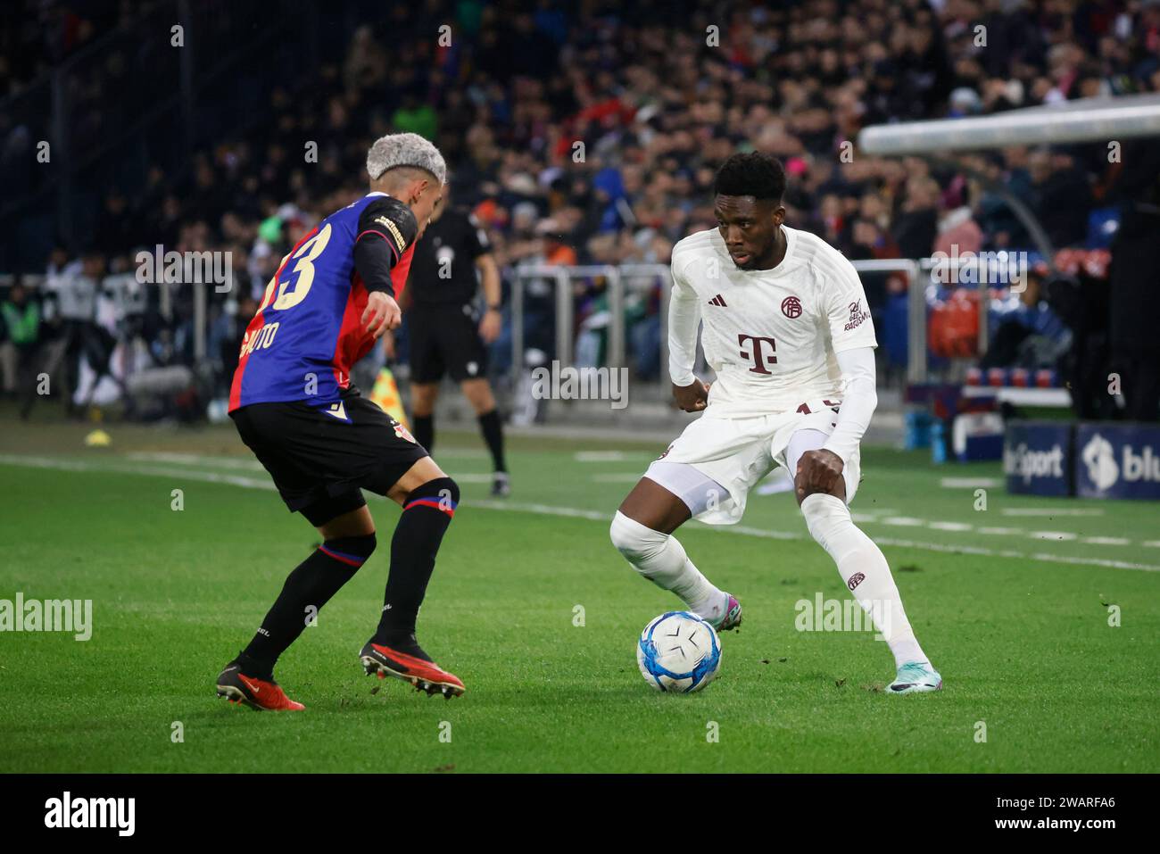 06 Januar 2024, Schweiz, Basel: Fußball: Testspiele, FC Basel - FC ...
