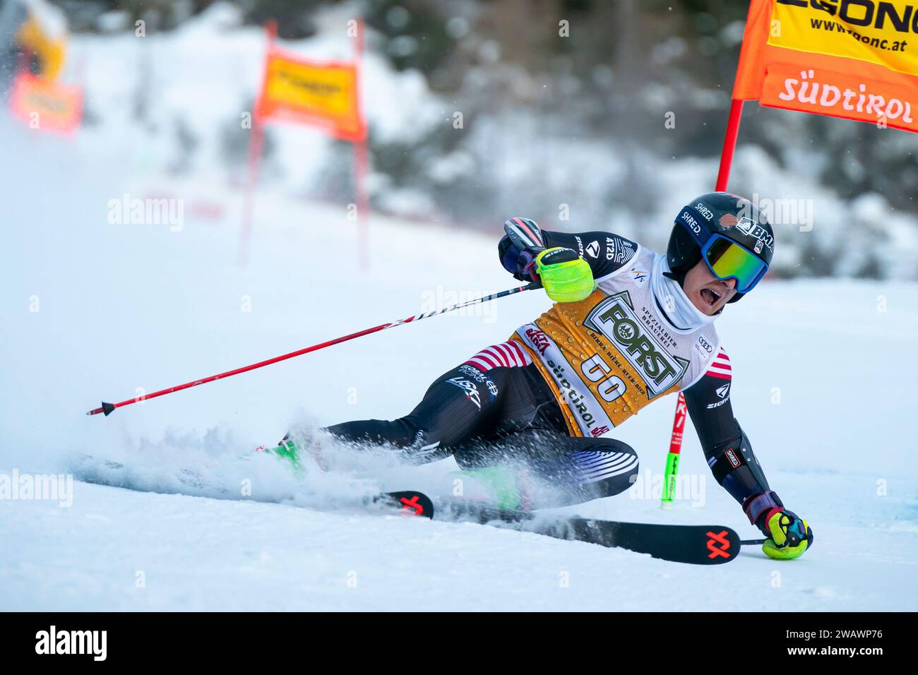 Alta Badia, Italien 17. Dezember 2023. KENNEY Patrick (USA) trat beim Audi FIS Ski World Cup ...