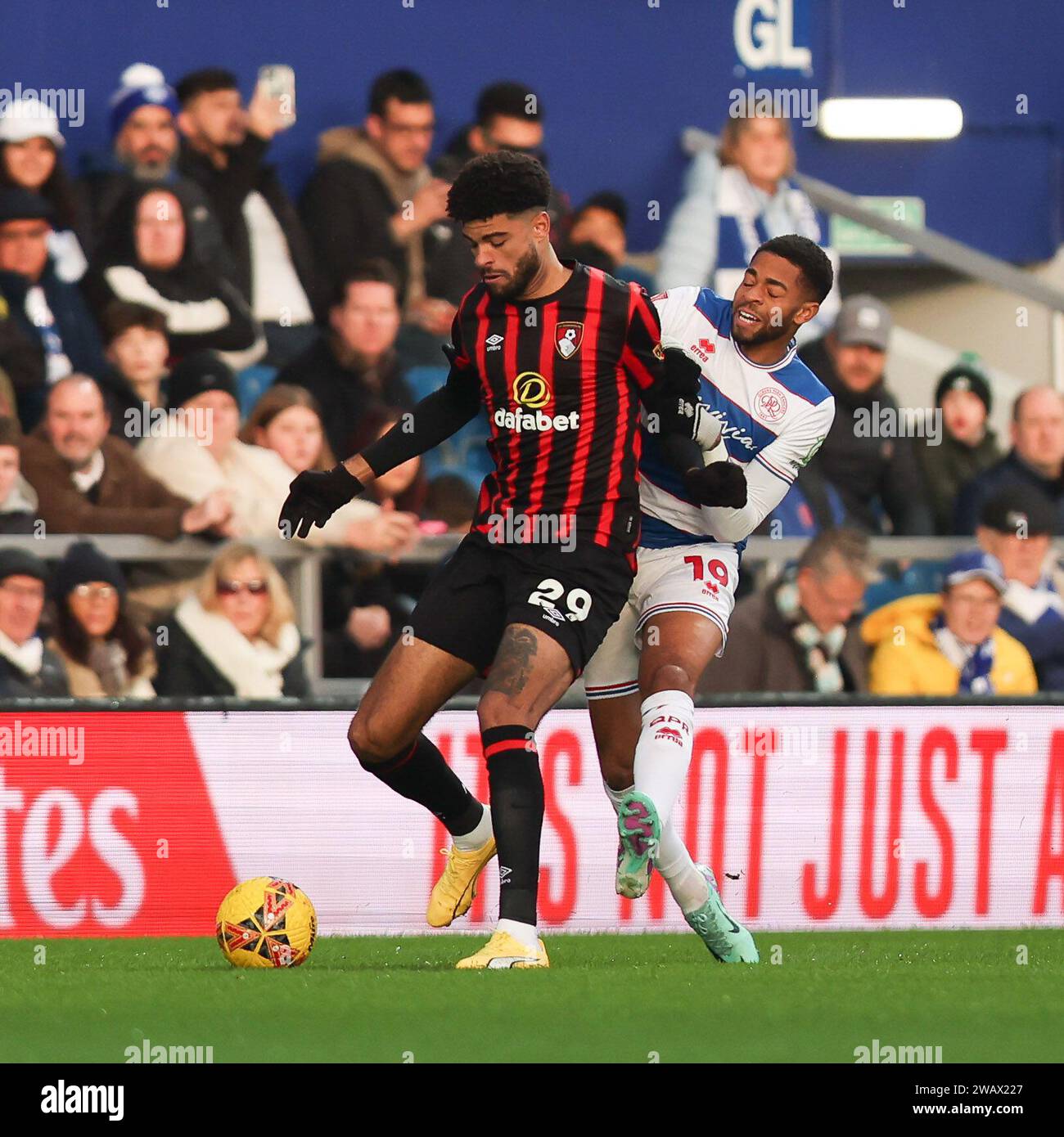 London, Großbritannien. Januar 2024. Philip Billing aus Bournemouth ...