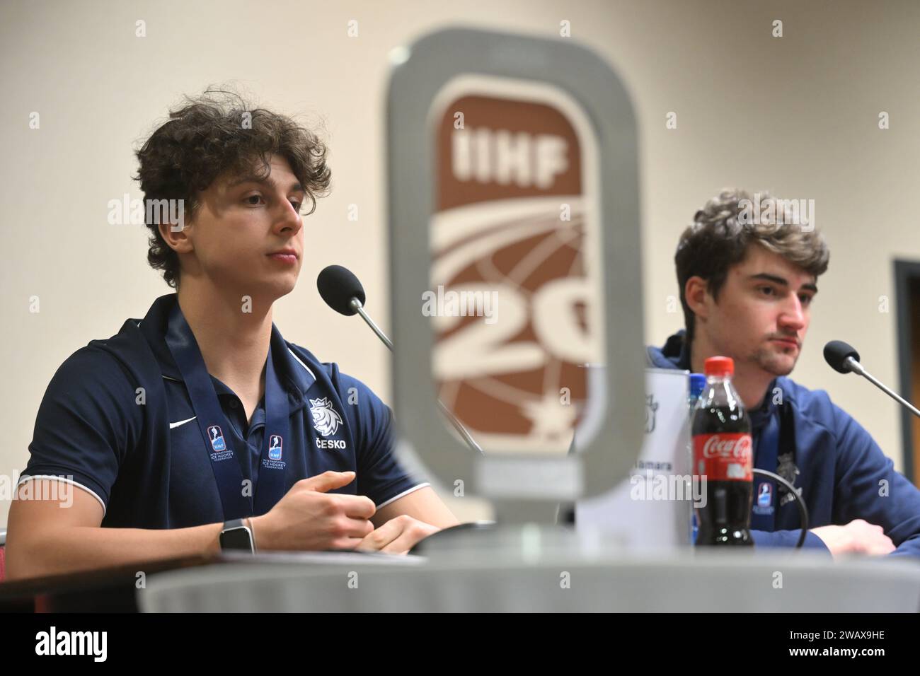 Prag, Tschechische Republik. Januar 2024. Tomas Hamara, Linke, und ...