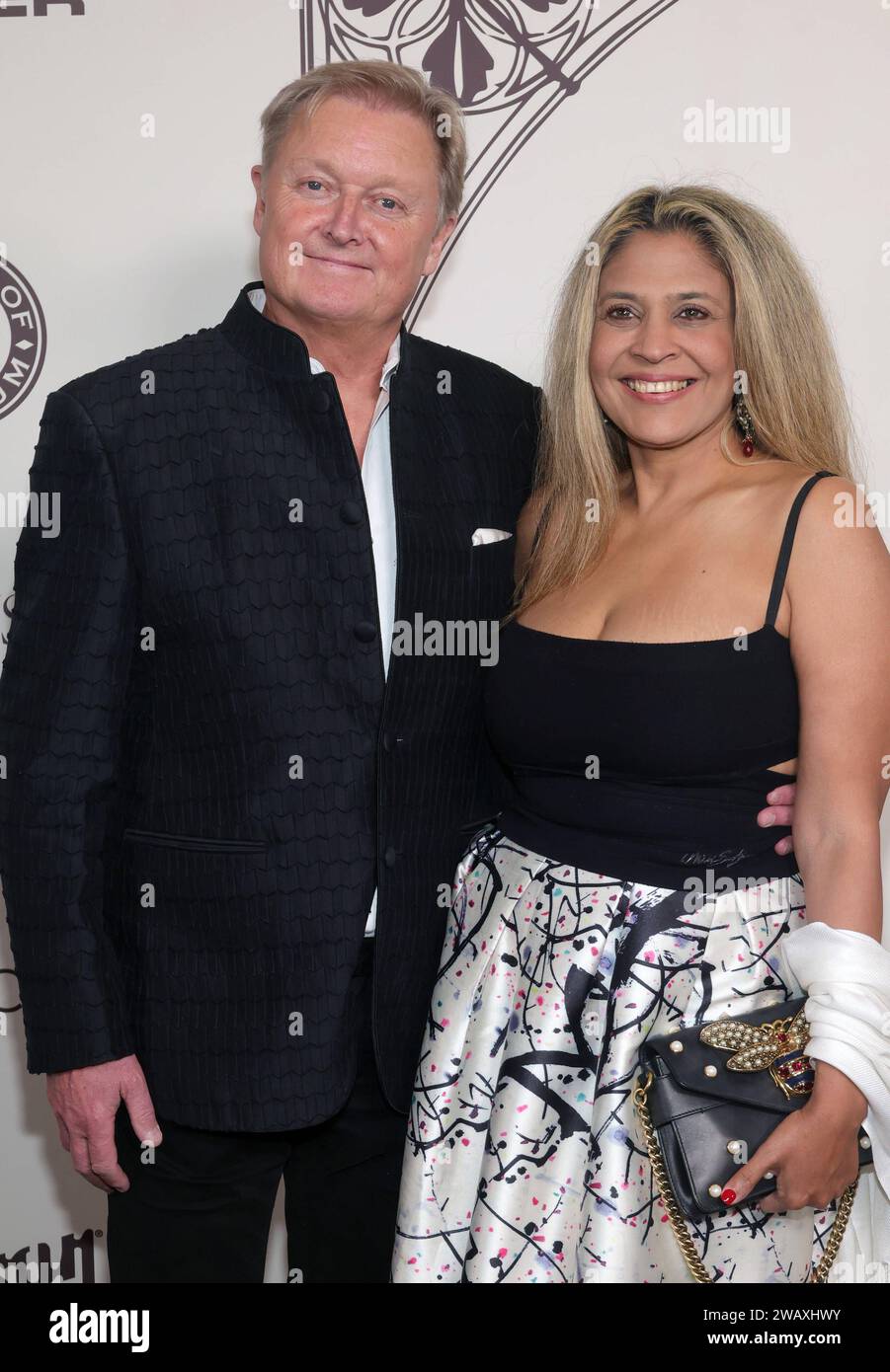 LOS ANGELES, KALIFORNIEN - 6. JANUAR: Henrik Fisker, Geeta Fisker bei ...