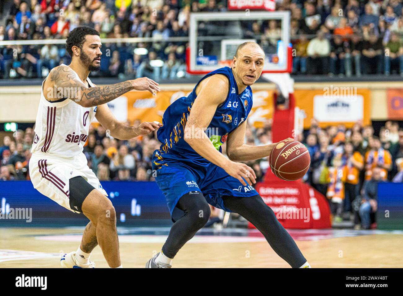 Rostock, Deutschland 07. Januar 2024: 1.BBL - 2023/2024 - Rostock ...