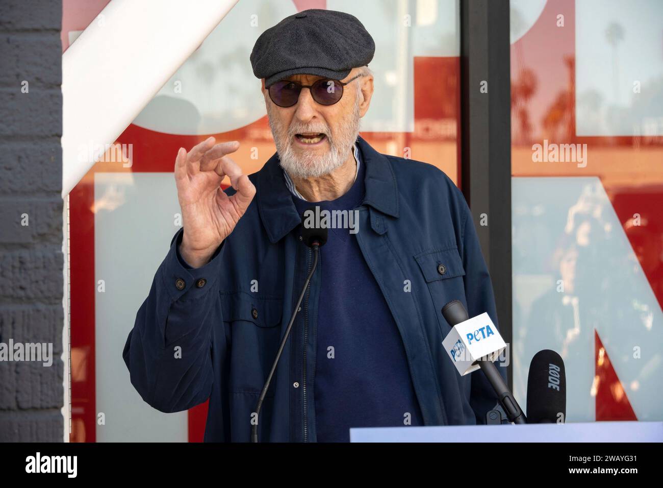 Photo by: zz/PETA/STAR MAX/IPx 2024 1/6/24 Actor James Cromwell at a ...