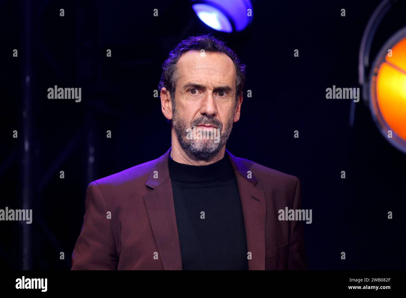 Fernsehmoderator Elmar Paulke bei der Pro7 Promi Darts WM 2024 ...