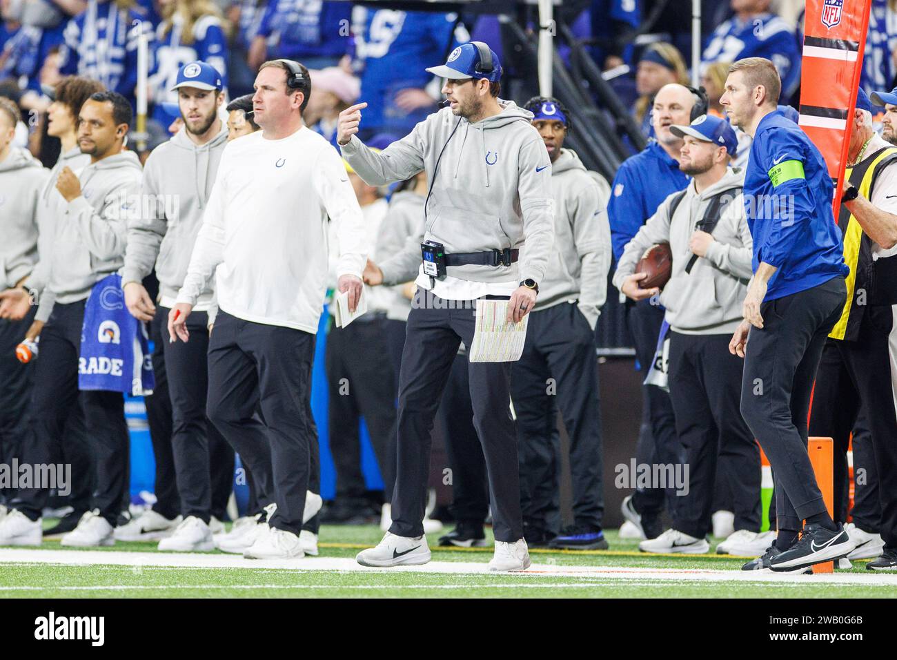 6. Januar 2024: Shane Steichen, Cheftrainer der Indianapolis Colts ...