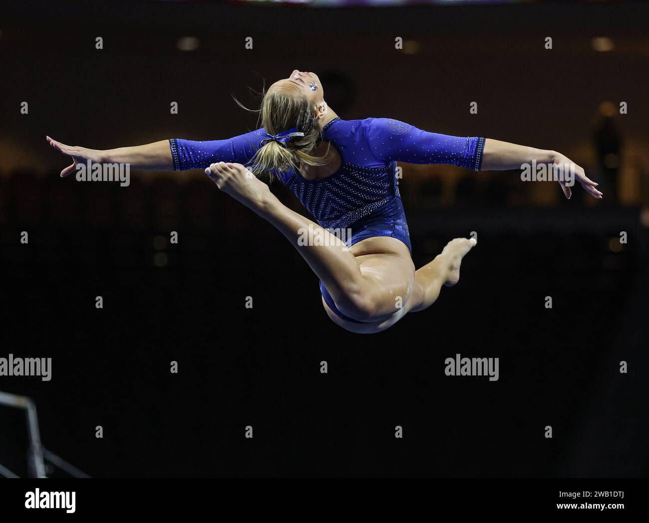 5. Januar 2024: Delaynee Rodriguez aus Kentucky tritt in der 2. Session ...