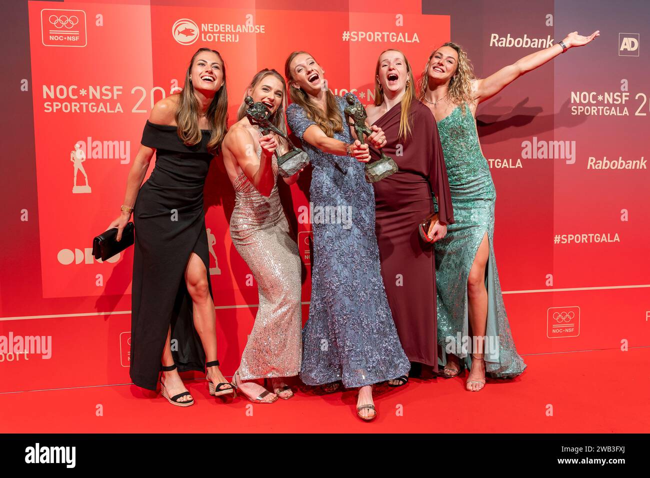 UTRECHT, NIEDERLANDE - 20. DEZEMBER: Eveline Saalberg, Laura de Witte ...