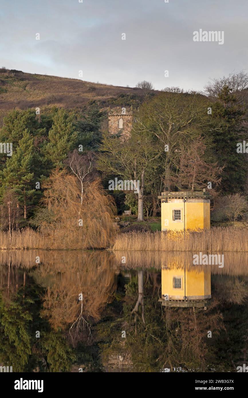 Duddingston Loch, Edinburgh, Schottland Großbritannien. 8. Januar 2024 ...