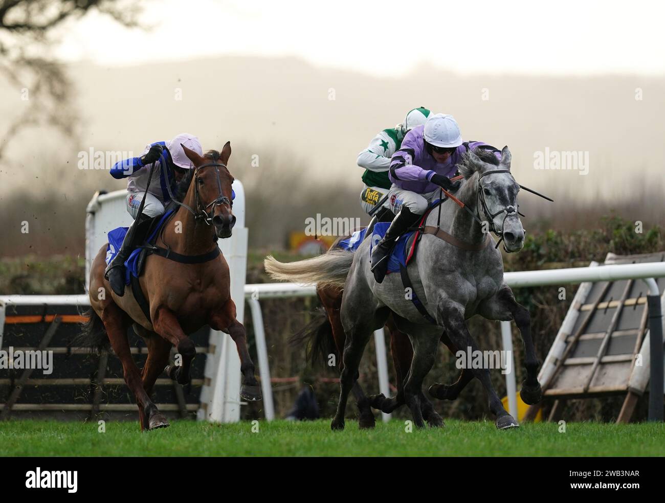 Inca de Lafayette wurde von Harry Cobden (rechts) auf dem Weg zum ...