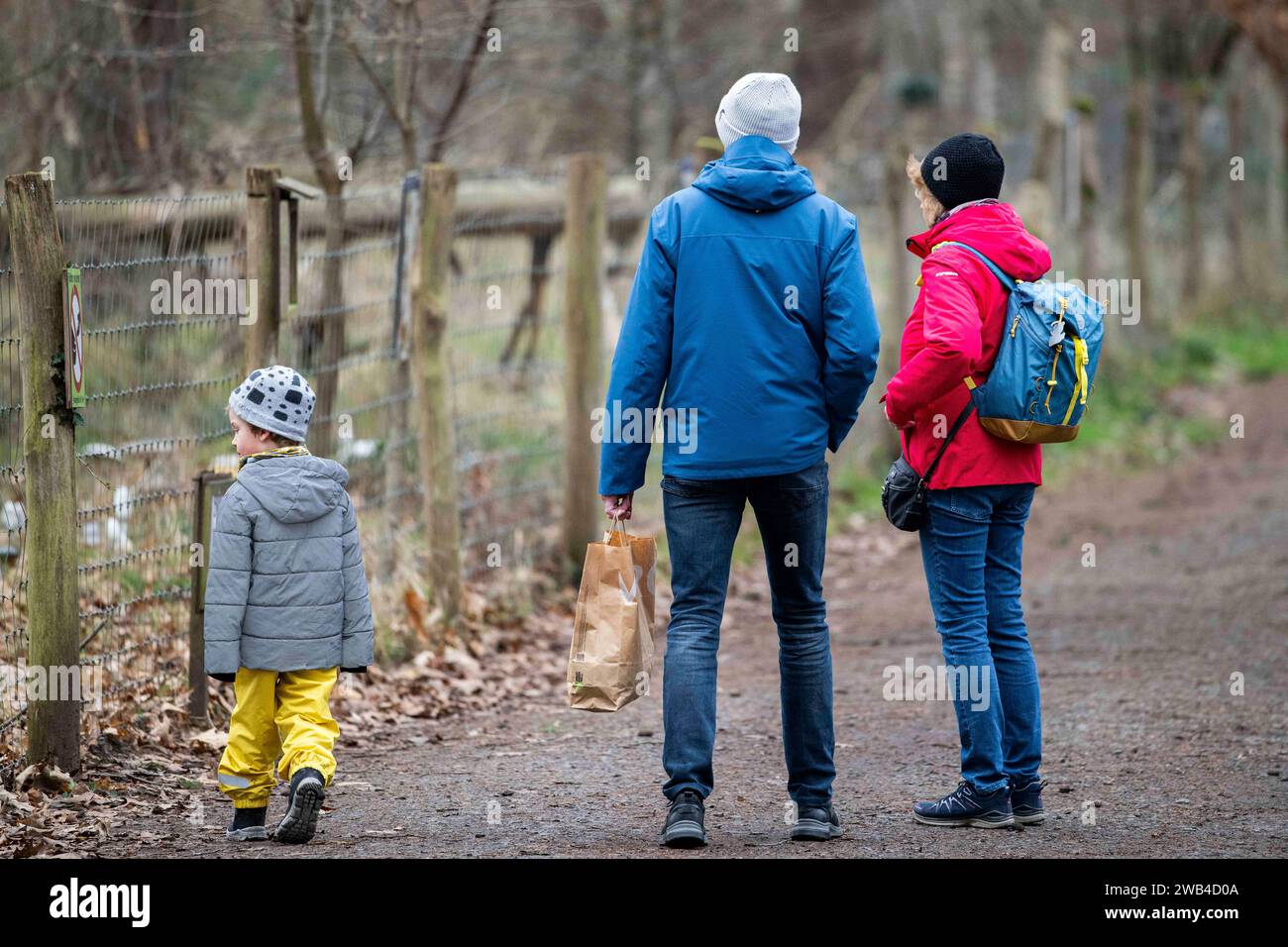 Wildpark alte Fasanerie Hanau, Besucher 05.01.2024 Hanau ...