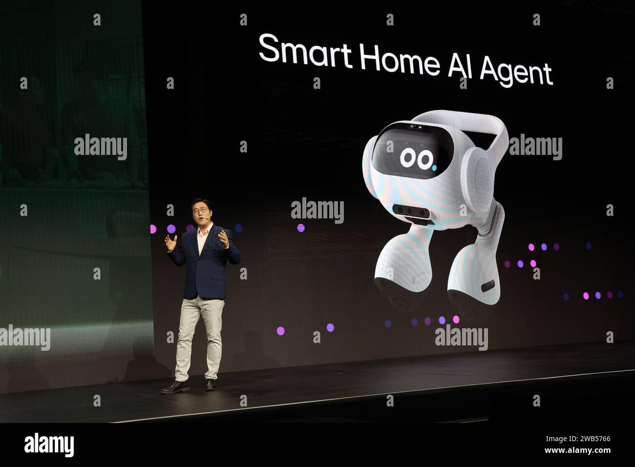 Las Vegas, Usa. Januar 2024. Henry Kim, Team Leader, ThinQ Platform ...