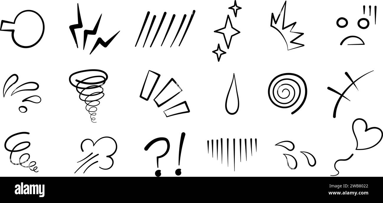 Cartoon emoticon exclamation mark character -Fotos und -Bildmaterial in ...