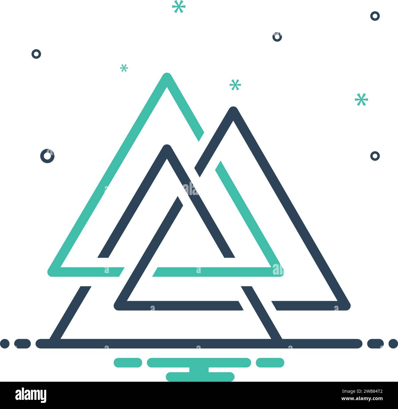 Valknut symbol -Fotos und -Bildmaterial in hoher Auflösung – Alamy