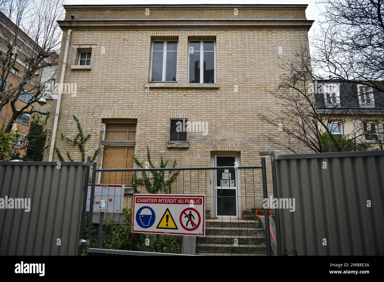 Paris, Frankreich. Januar 2024. Dieses Foto zeigt den Pavillon des ...