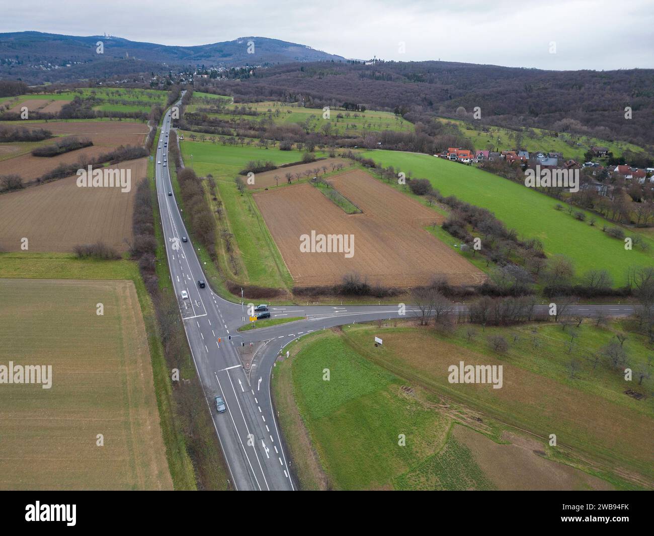 Leben an der Bundesstraße B8 03.02.2023 bei Königsstein Bundesstraße B8 ...