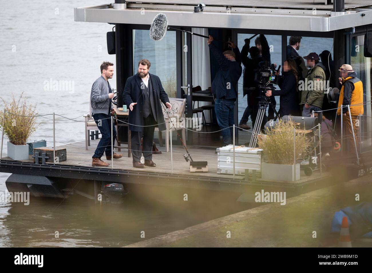 Drehtag der ZDF Serie ein Fall fr zwei 29.03.2023 Frankfurt Drehtag der ...