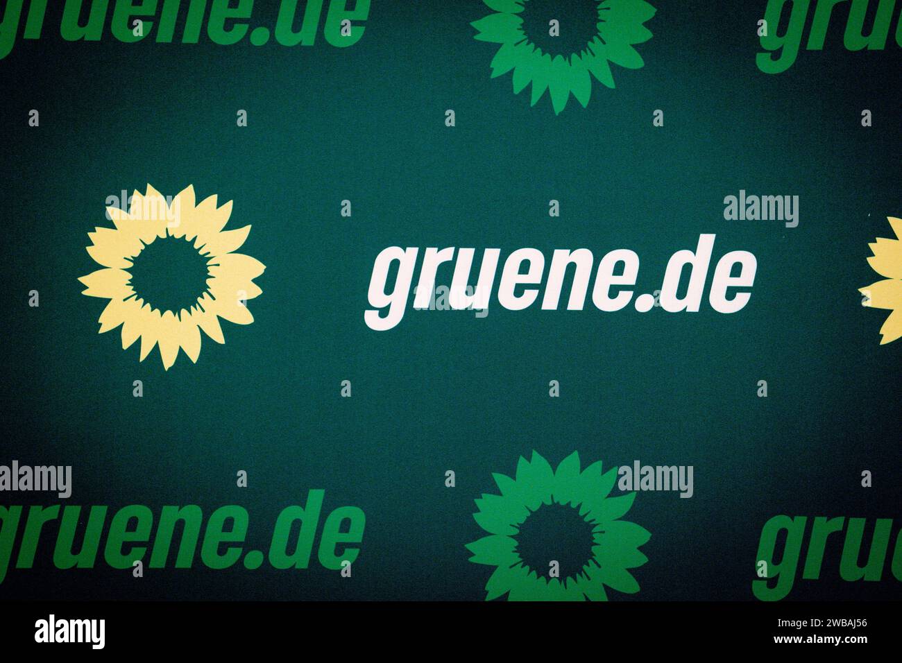 Symbolbilder Logo Partei Gruenen Logo der Partei die Gruenen auf der ...