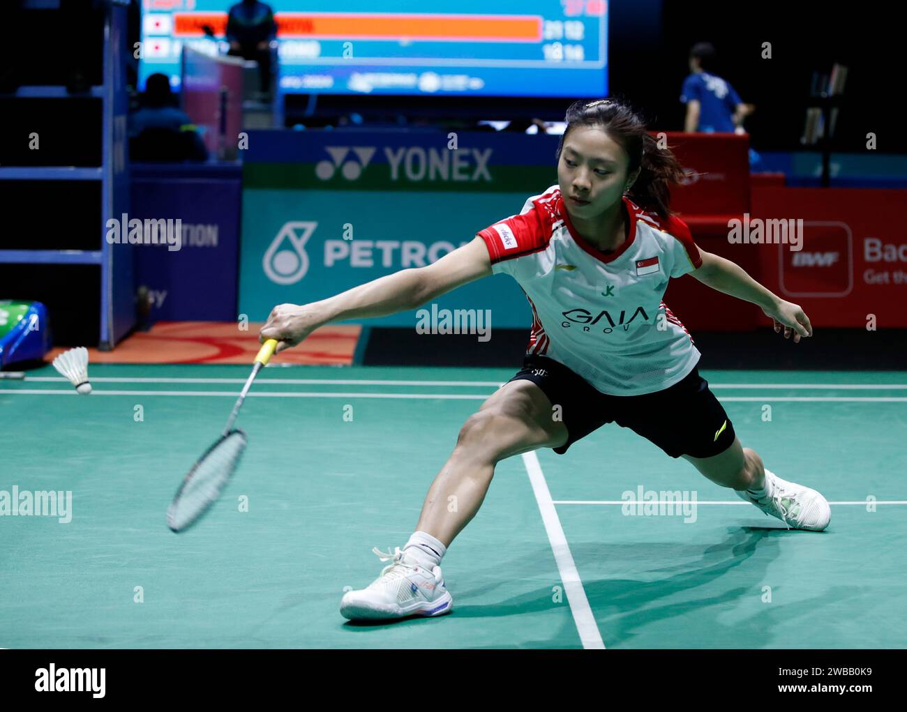 Kuala Lumpur, Malaysia. Januar 2024. Yeo Jia Min aus Singapur wird im ...
