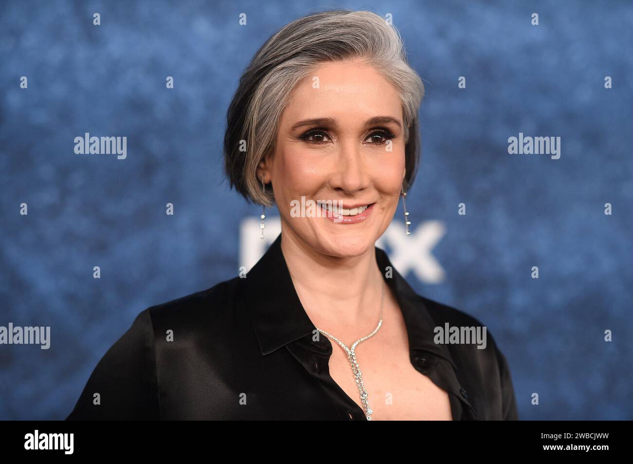 Issa Lopez arrives at the premiere of "True Detective: Night Country ...