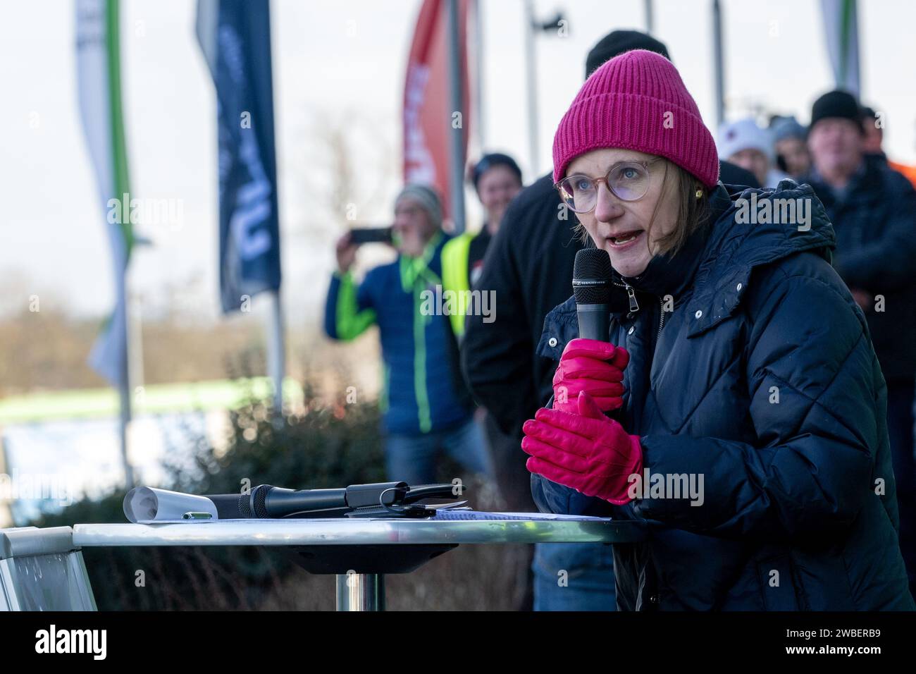 Bamberg, Deutschland. Januar 2024. Bundestagsabgeordnete Lisa Badum ...