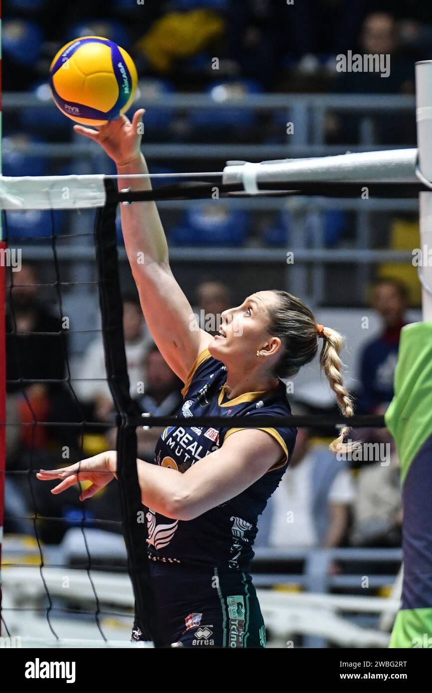 Turin, Italien. Januar 2024. Madison Kingdon aus Chieri '76 im Einsatz ...