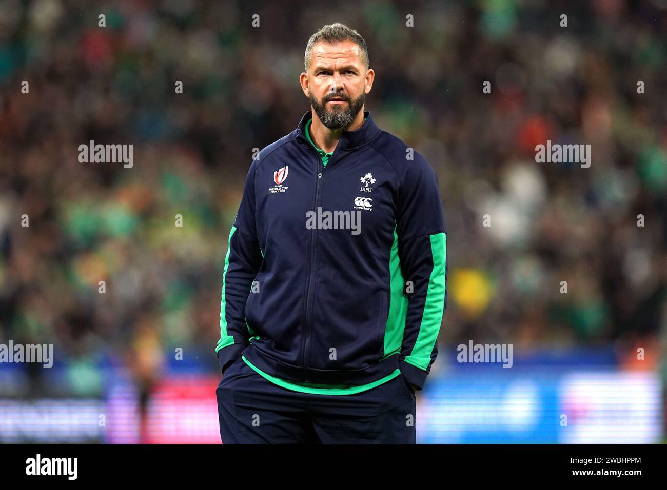 Aktenfoto vom 10/23 von Irland Cheftrainer Andy Farrell. Die britischen ... Aktenfoto vom 10/23 von Irland Cheftrainer Andy Farrell. Die britischen ...