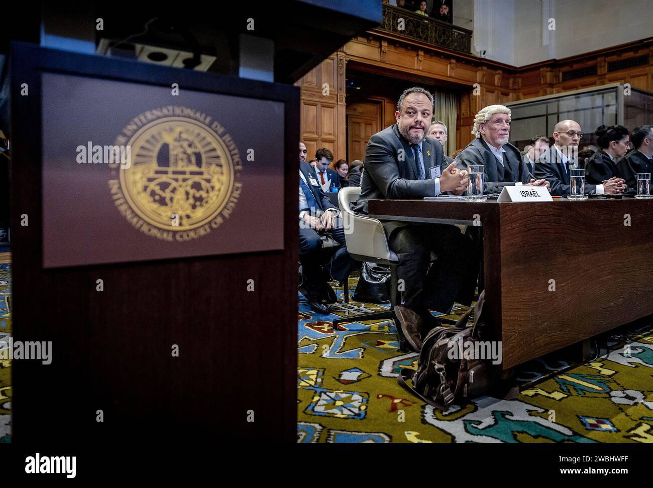 THE HAAG - Tal Becker, Rechtsberater des israelischen Außenministeriums ...