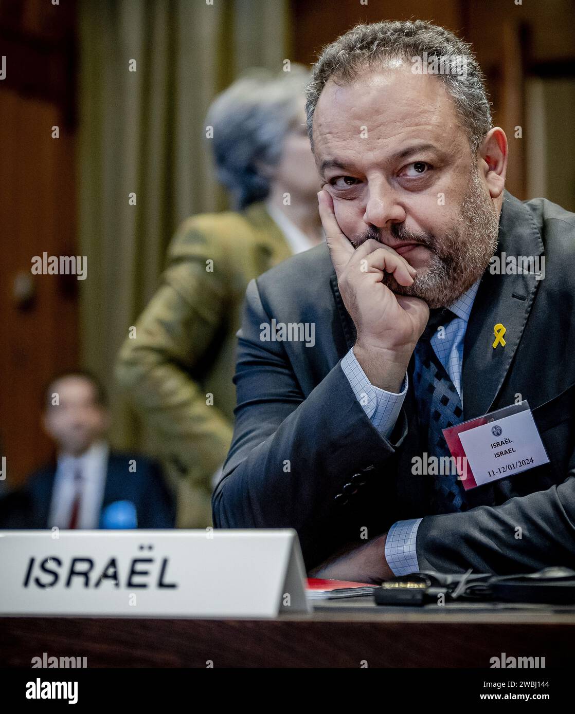THE HAAG - Tal Becker, Rechtsberater des israelischen Außenministeriums ...